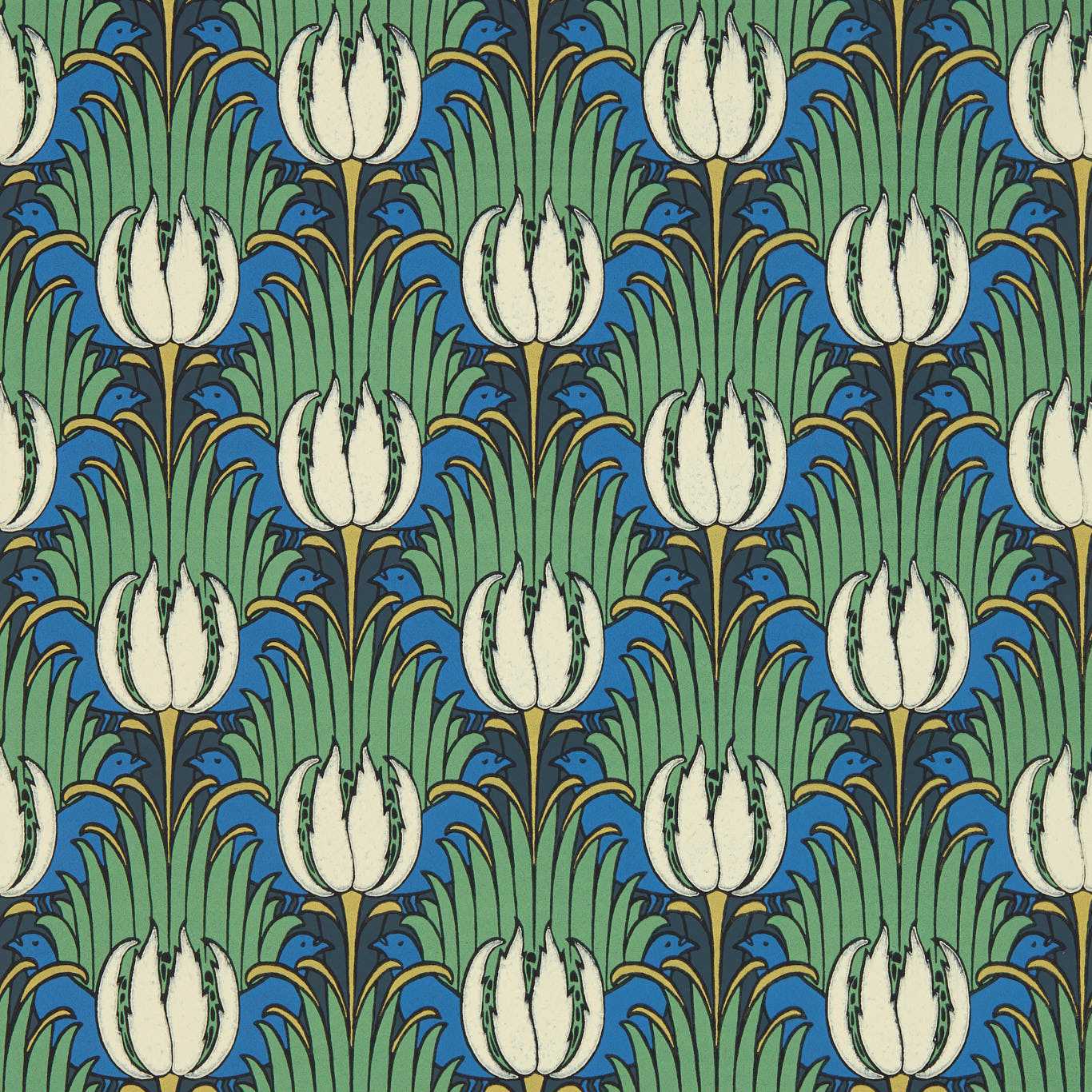 Tulip And Bird Goblin Green & Raven – Icon Design